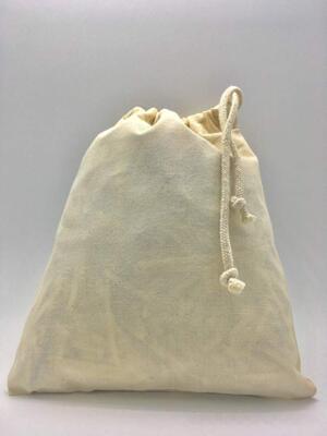 Plain Drawstring Bags/Sacks, Cotton (Organic Calico), Laundry, Storage ...
