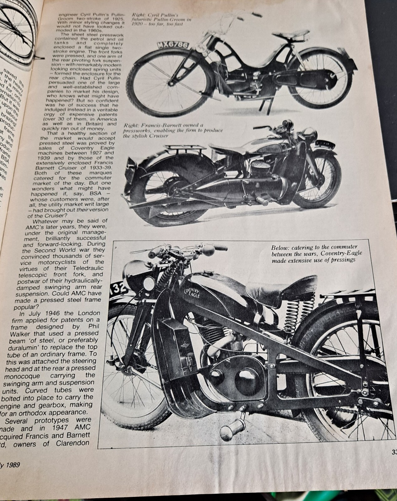 July 1991, 1997, 1989, 1995 Issues Classic Bike & Motor Cycle British ...