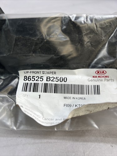 Front Bumper Lower Spoiler Valance 2017-2019 Kia Soul 86525-B2500 New ...