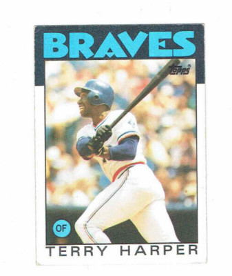 Terry Harper Atlanta Braves Outfield #247 Topps 1986 #Baseball Card | eBay