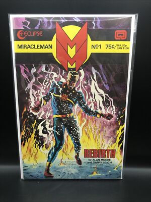 MIRACLEMAN 1 ALAN MOORE 1ST US APPEARANCE MARVELMAN (1985, ECLIPSE ...