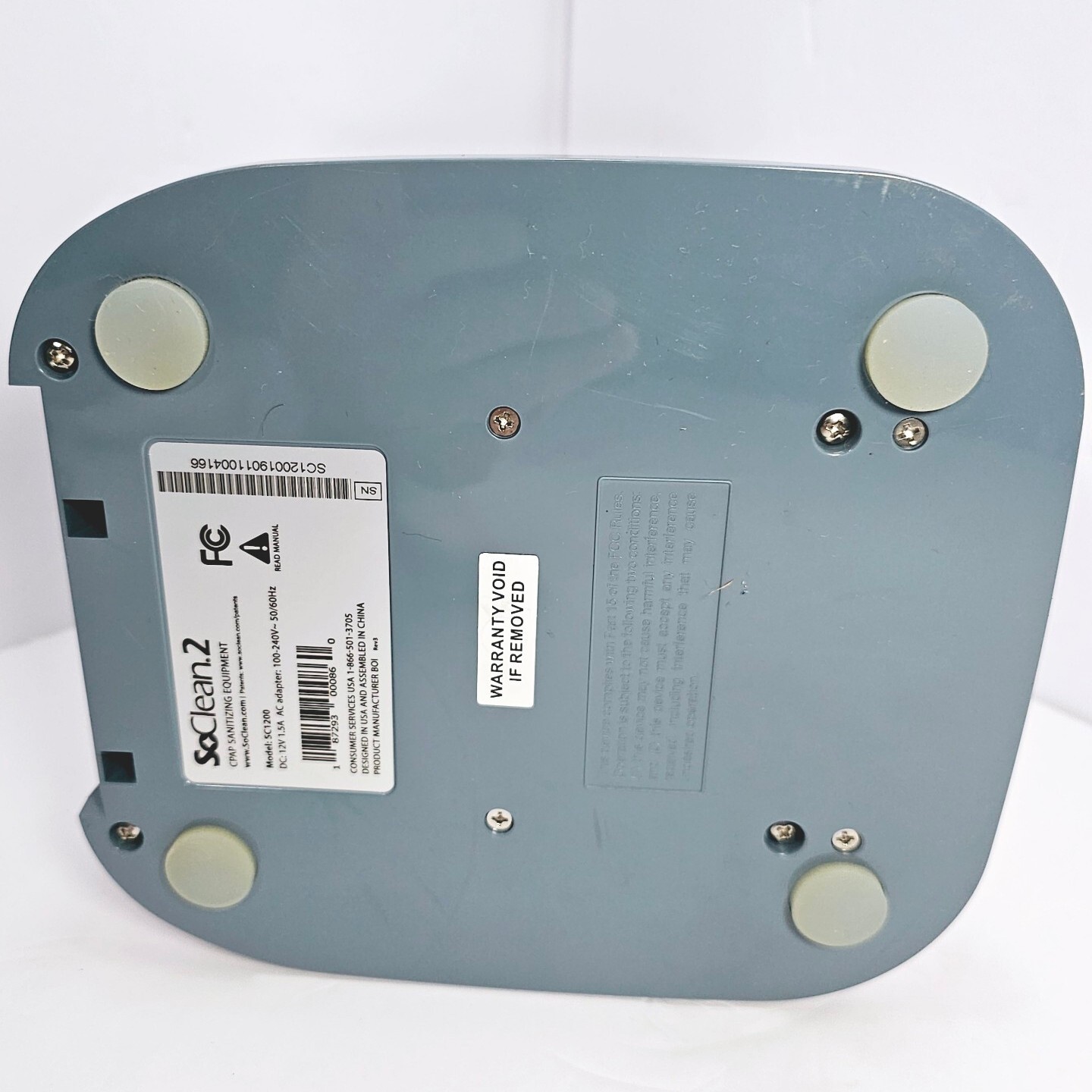 SoClean 2 Automated CPAP Equipment Cleaner Sanitizer Machine SC1200 ...