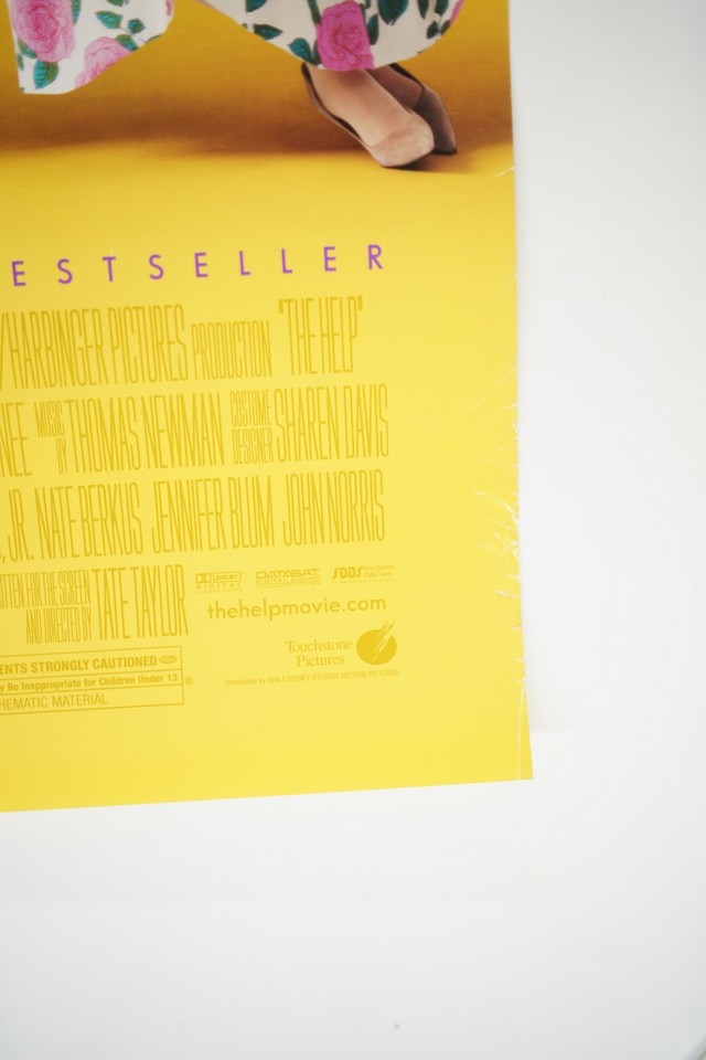 THE HELP 27x40 Original DS Movie Poster 2011 EMMA STONE VIOLA DAVIS ...