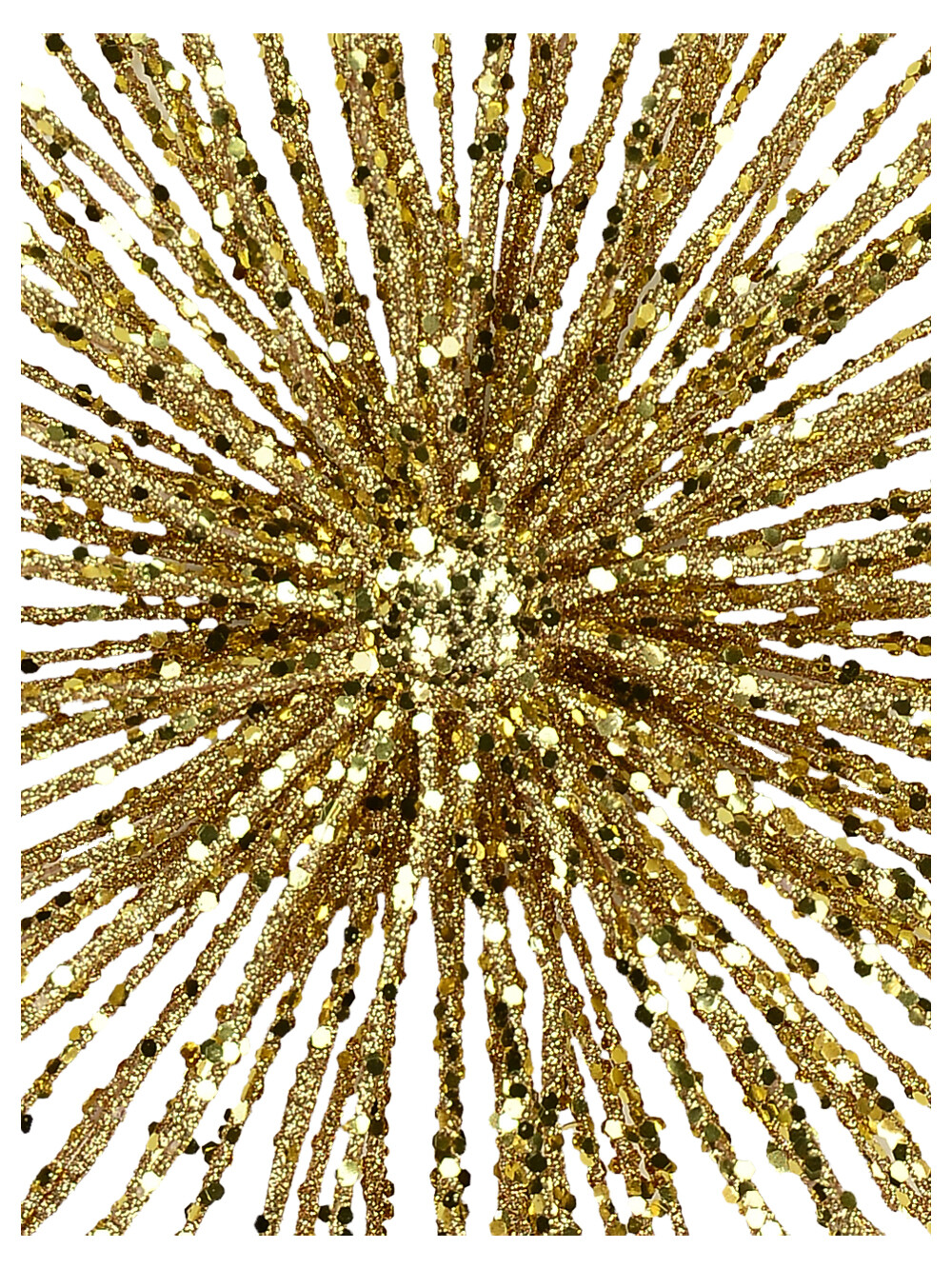 Glittered Gold Starburst Christmas Tree Topper Decoration - 38cm | eBay