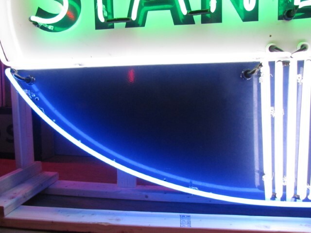 Original Porcelain Standard Oil Sign with Animated Neon 7 FT W x 74 IN ...