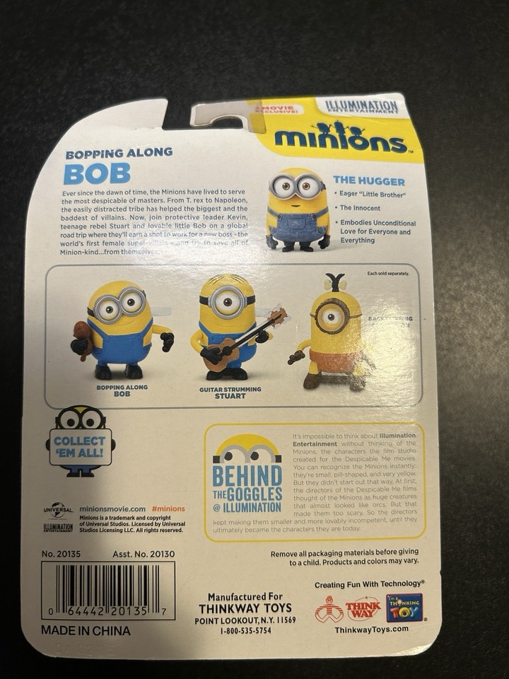 Minions Movie Despicable Me minion Bob Action Figure. Brand New In Box ...