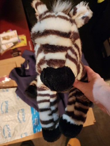 Kohl's Cares Animal Planet ZEBRA Stuffed Animal Plush Black White Toy ...