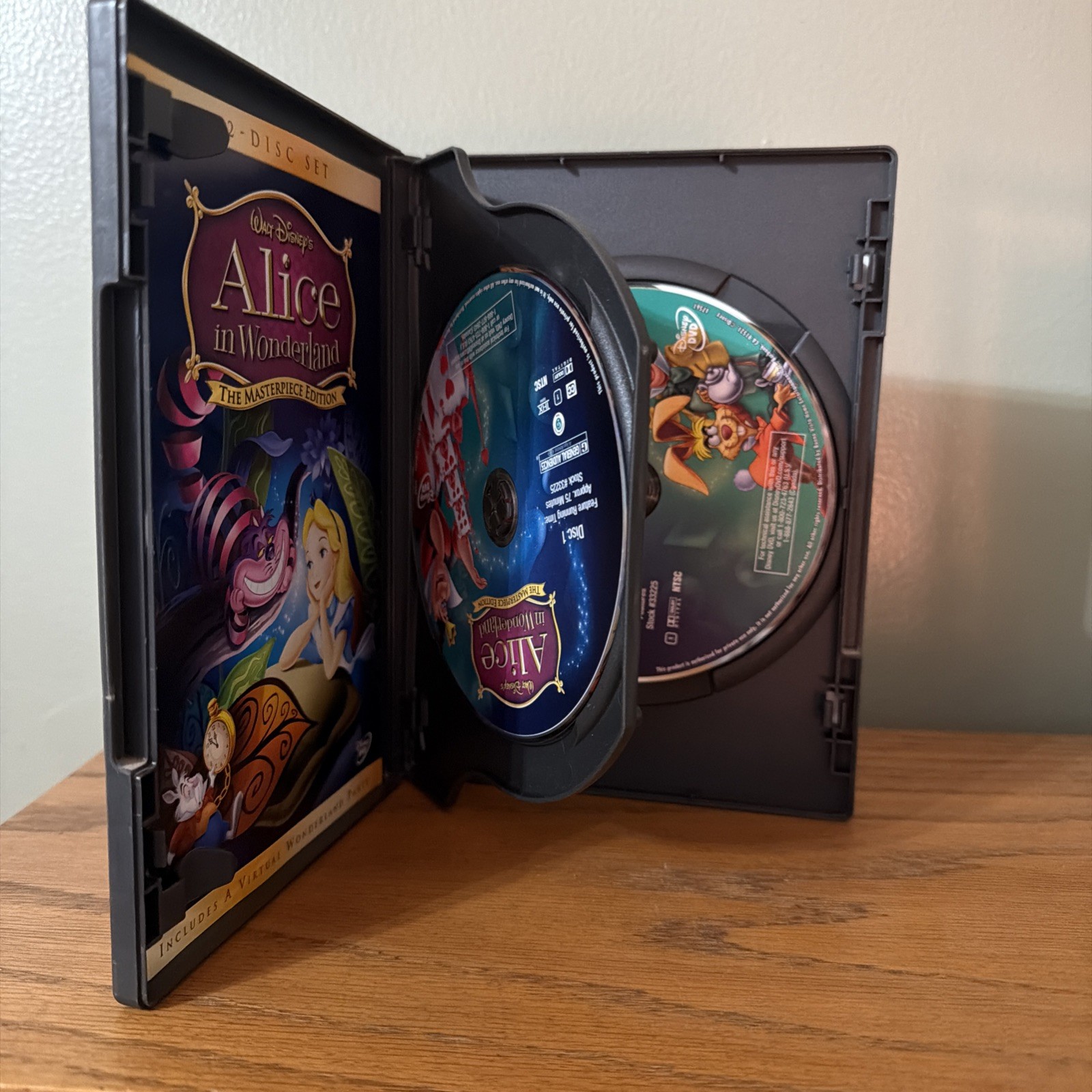 Alice in Wonderland (DVD, 2004, 2-Disc Set, The Masterpiece Edition ...