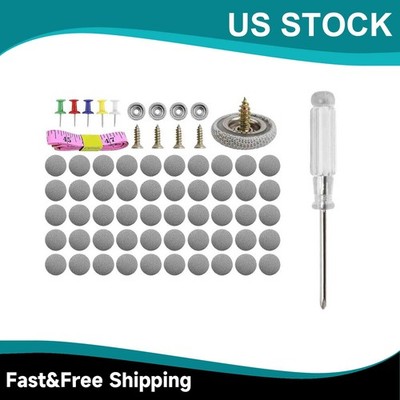 60X Car Roof Liner Ceiling Kit Repair Buckle Sagging Headliner Rivet ...