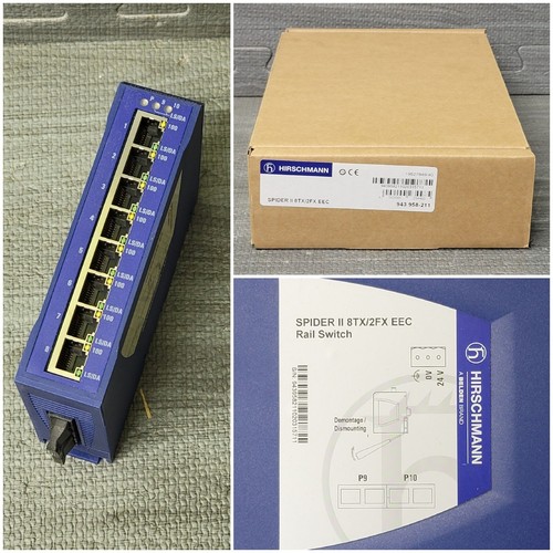 BELDEN Hirschmann SPIDER II 8TX/2FX EEC / SPIDERII8TX2FXEEC (BRAND NEW ...