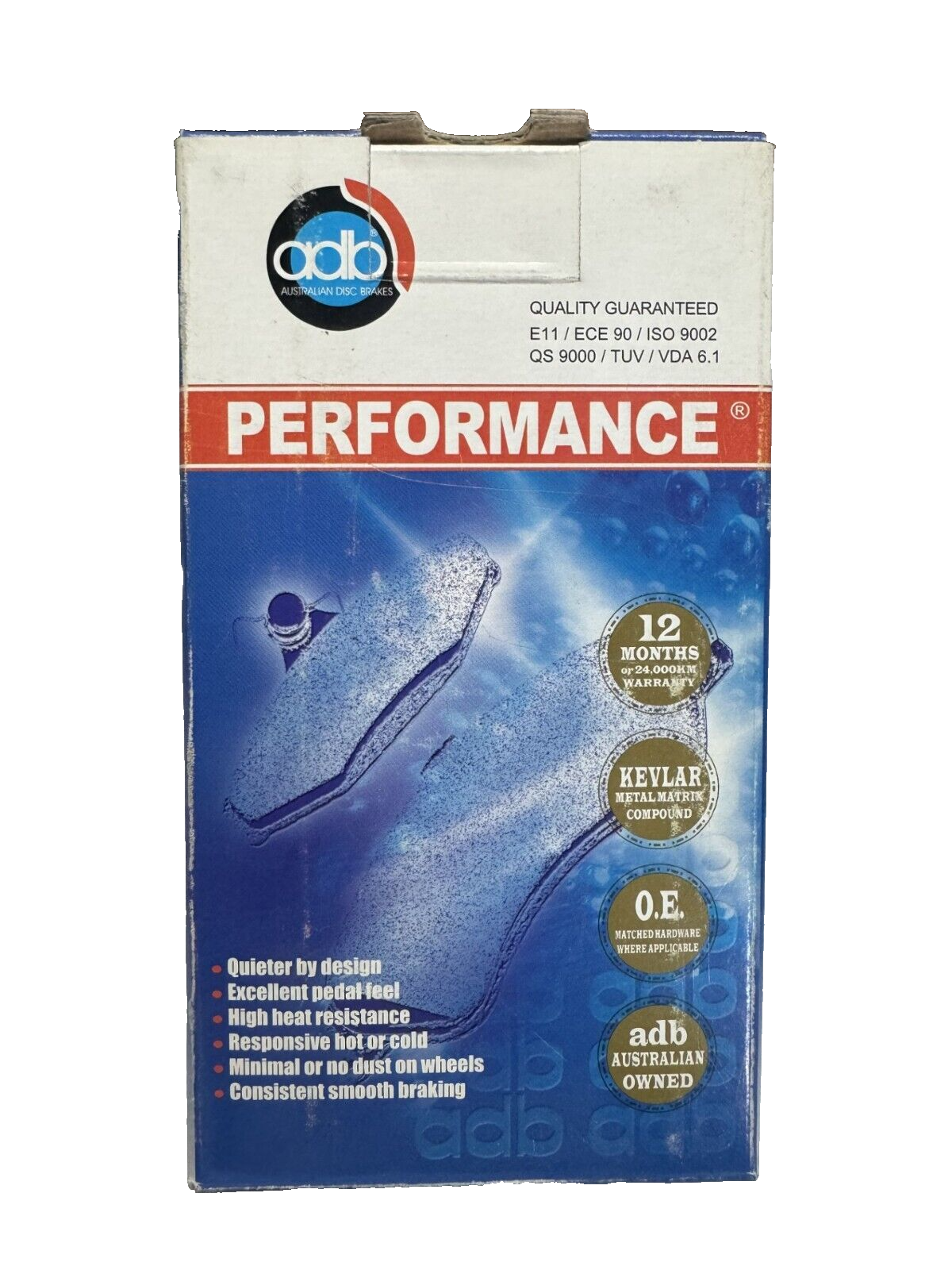 ADB Front BRAKE PAD ADB1029 for HOLDEN TORANA HX HZ 1976-1981 | eBay ...