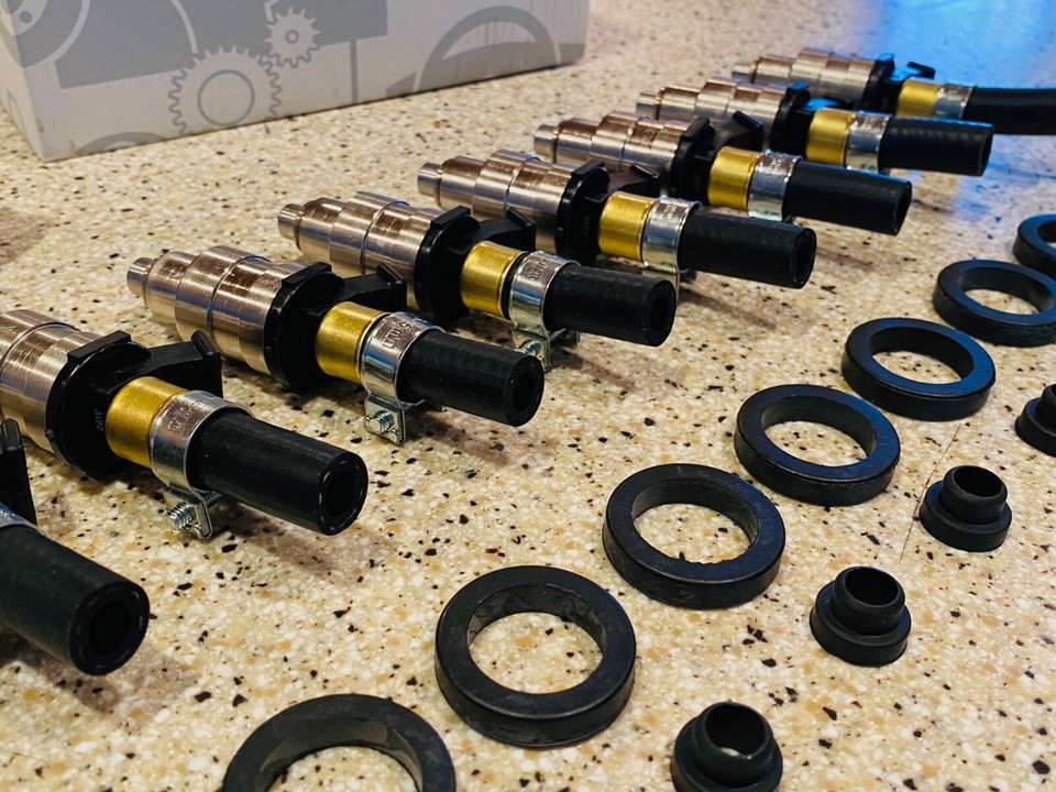 MERCEDES FUEL INJECTOR SET KIT W107 W108 W116 280SE SEL 450SL SLC 450SE ...