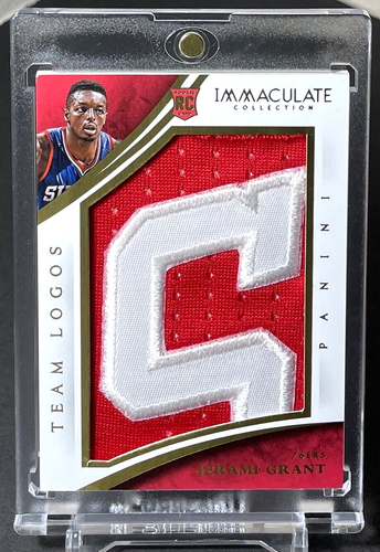 Jerami Grant 2014-15 Immaculate Collection RC Team Logos /18 Rookie ...
