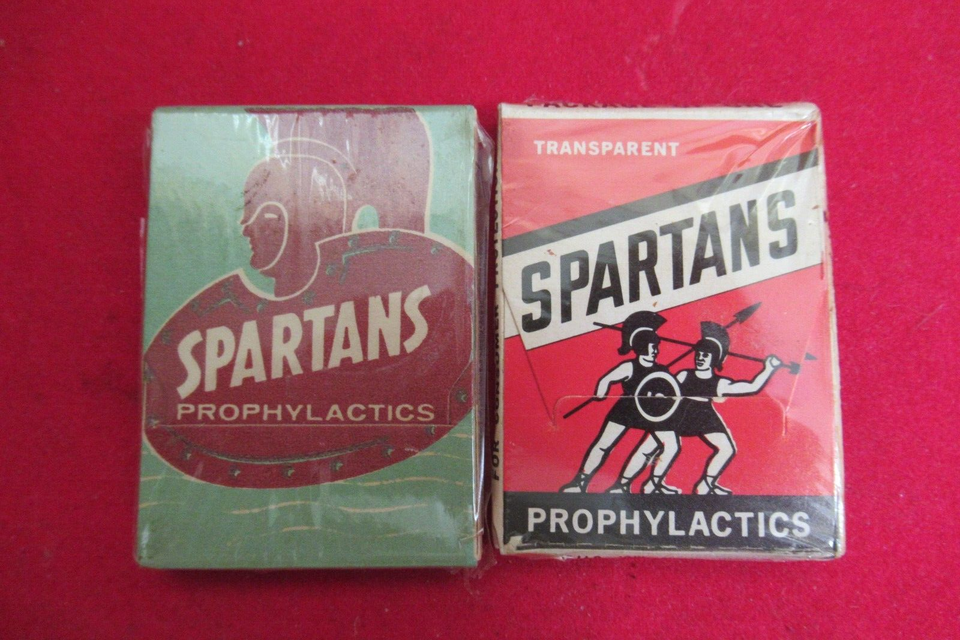 Vintage "SPARTANS" Vending Machine Condoms Prophylactics Boxes | eBay