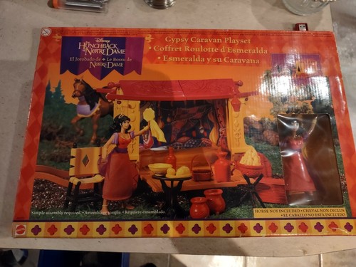 Mattel Disney Hunchback of Notre Dame Gypsy Caravan Wagon Playset ...