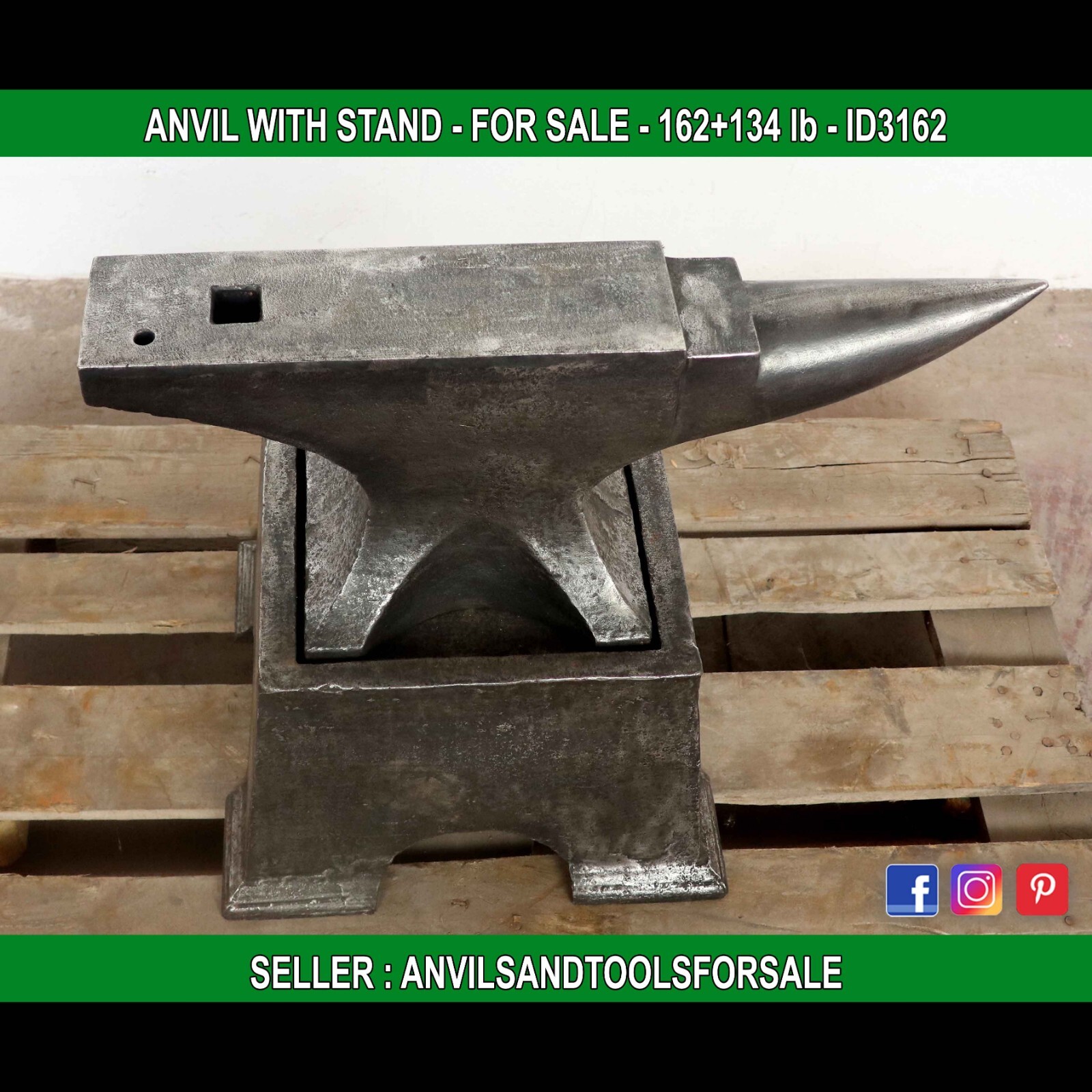 ANVIL WITH STAND - 162+134 lb - ID3162 | eBay