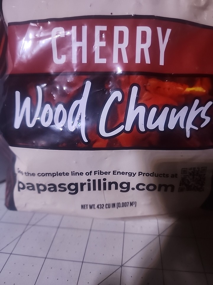 Cherry 🍒 Wood Chunks 432 Cu In 4 Lbs Smokin BBQ | eBay