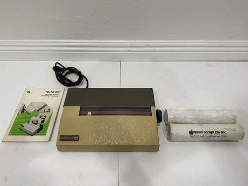 Apple Silentype Printer with Manual & Original Thermal Paper | eBay