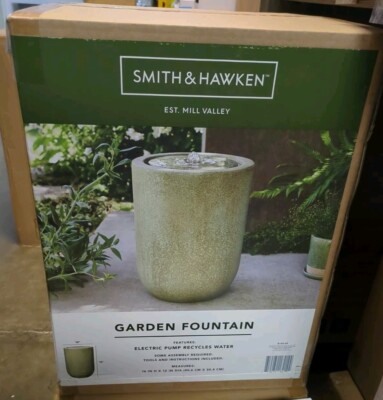 16" Round Fountain Green Patina - Smith & Hawken | eBay