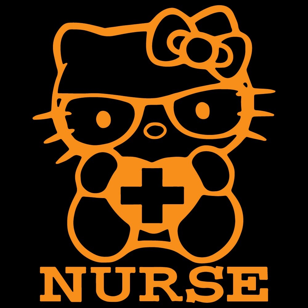 Hello Kitty Nurse Decal