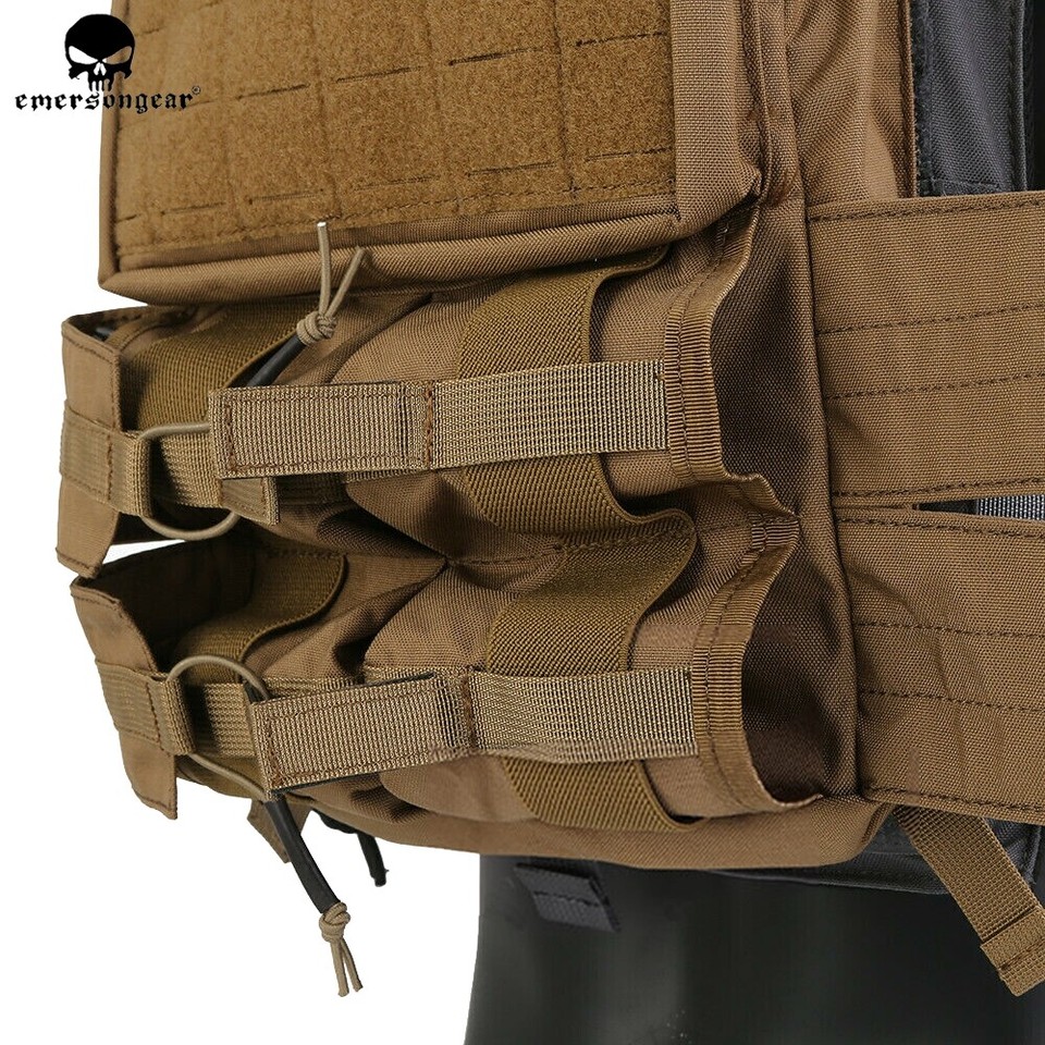 Emerson Tactical Banger Molle Back Panel Vest Plate Carriers Pouch For ...