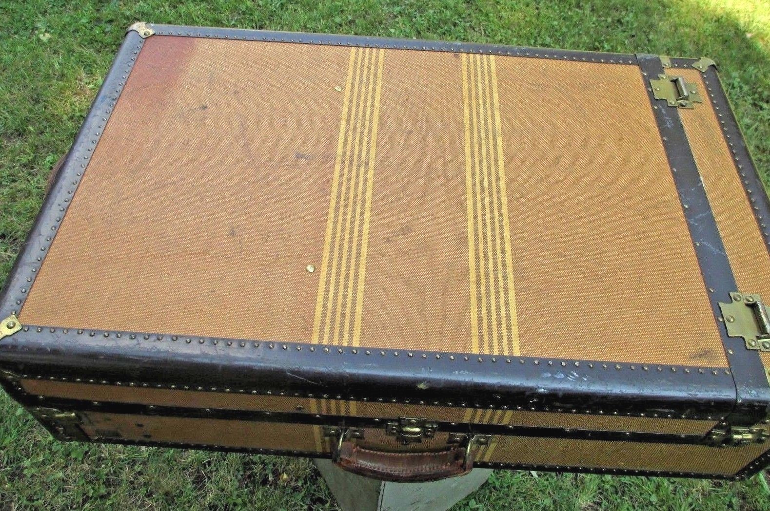 Hartmann Tourobe STEAMER TRUNK luggage DELIVERY AVAILABLE antique ...