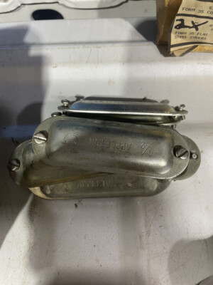 APPLETON ELECTRIC LB COVER 1/2'' CONDUIT OUTLET BODY COVER B276 | eBay
