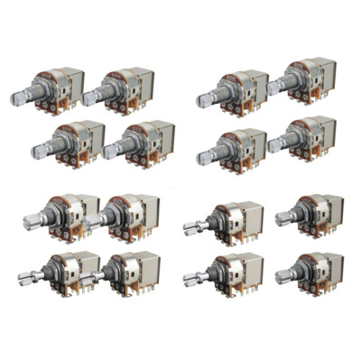 Pair of 2 x Guitar Bass Push Pull Pots for Volume Tone A250K/B250K ...