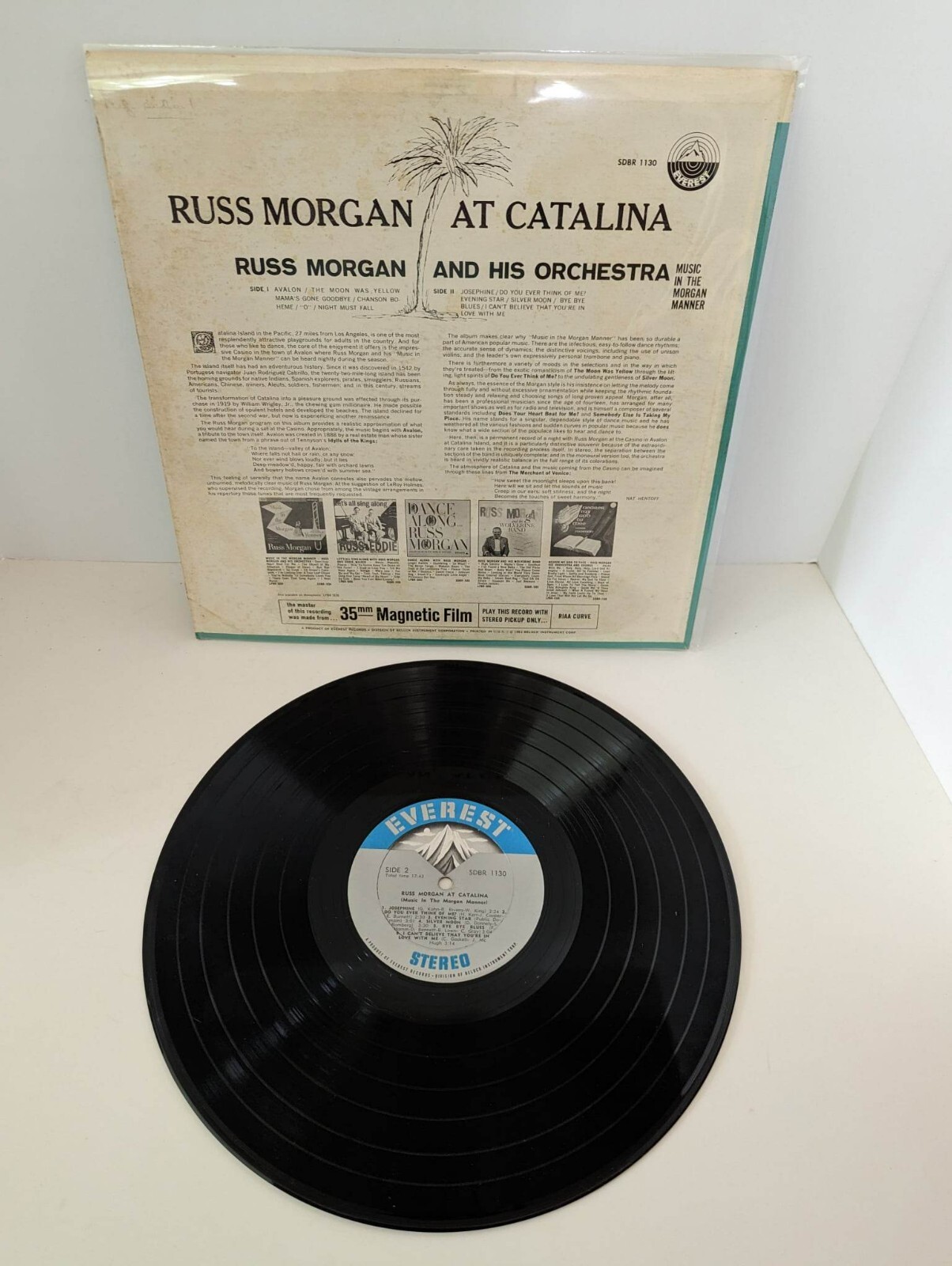 Russ Morgan at Catalina Vinyl LP-33 Easy Listening Pop Album Stereo ...
