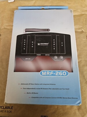 Universal Remote Control MRF - 260 Narrow Band RF Base Station Black | eBay