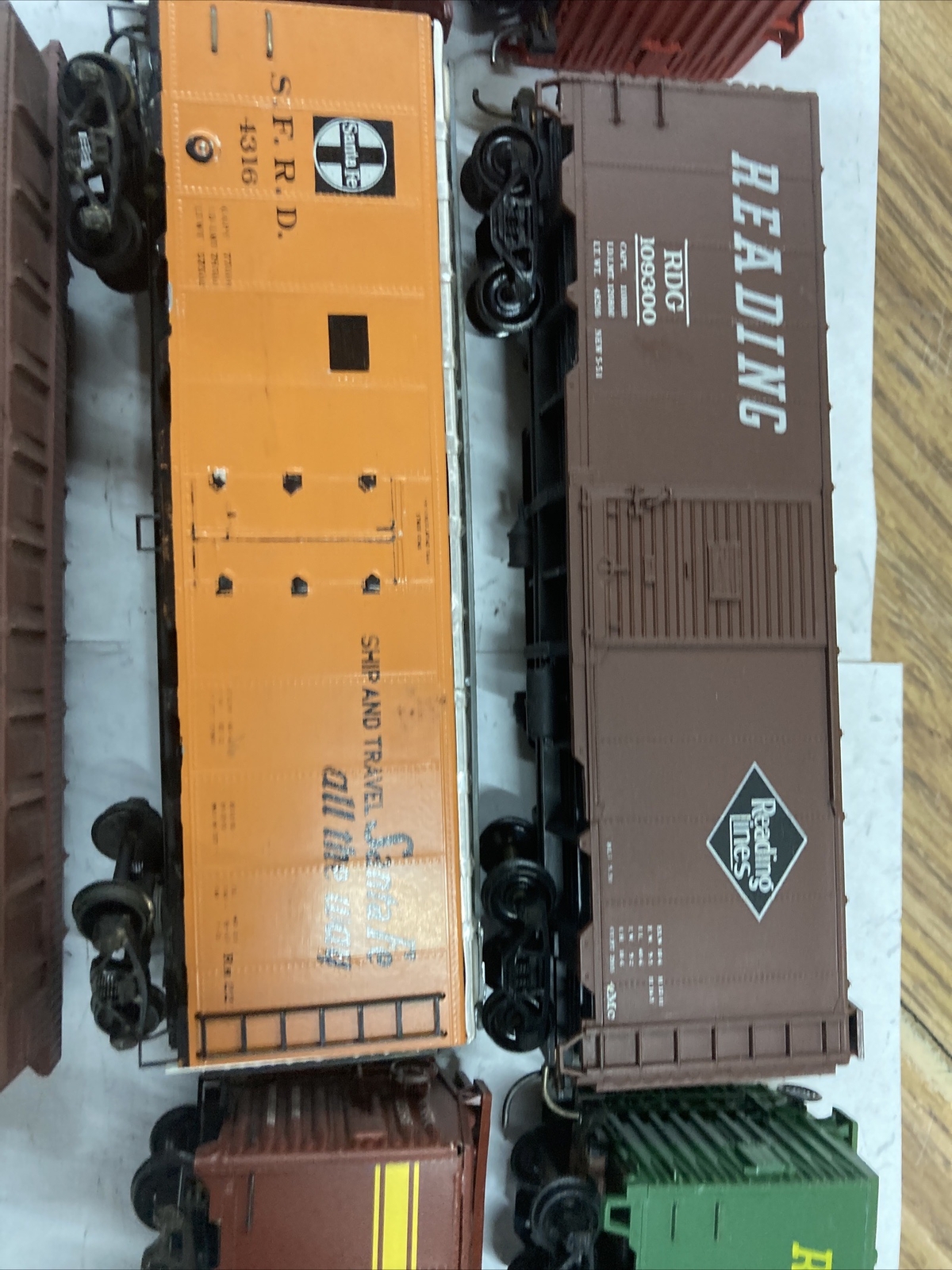 Lot Of 7 HO Scale Train Car Box Car | eBay