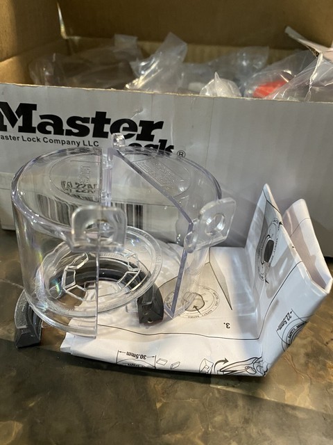 Master Lock Push Button Lockout Clear Polycarbonate S2151 for sale ...