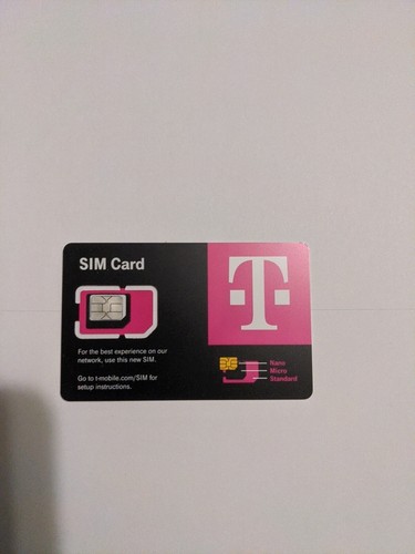 T-MOBILE Triple SIM Card R15 "3 in 1" NANO • 4G 5G LTE • NEW SIM ...