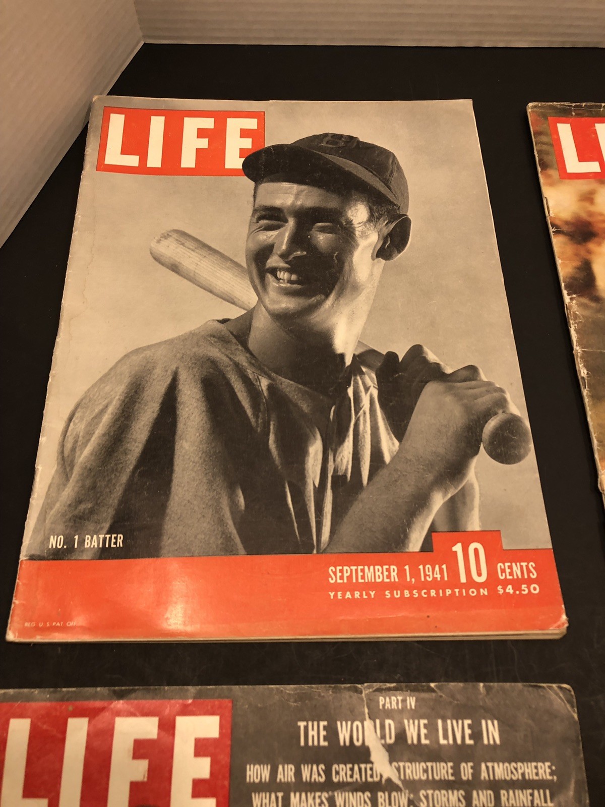 Vintage BaseBall Magazine/ Covers Lot Life , Time Ted Williams !!!! | eBay