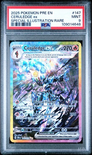 Ceruledge Ex 147 PSA 9 Mint - Prismatic Evolutions - Pokemon | eBay