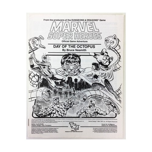TSR Marvel Super Marvel Super Heroes - Campaign Setting, Day of the ...