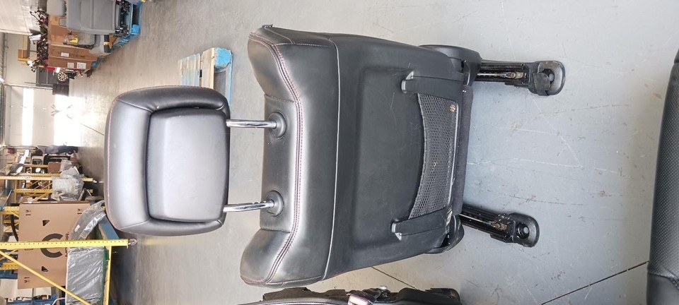 '14-'22 JEEP GRAND CHEROKEE Trailhawk complete seat set black leather ...