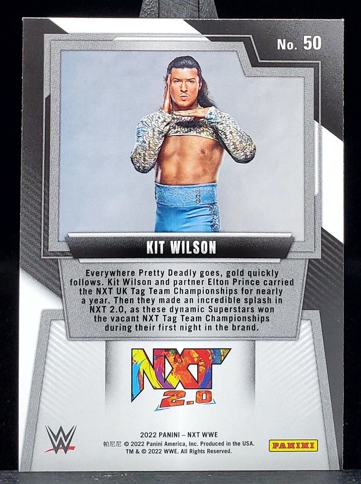 2022 Panini WWE NXT Kit Wilson RC #50 E015 | eBay