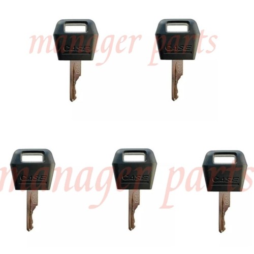 5Pcs Keys For Case IH Ignition Keys Tractor Skid Steer Digger Excavator ...
