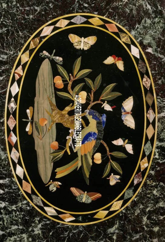 Exclusive Marble Furniture Table Marquetry Butterfly Birds Inlay Art ...