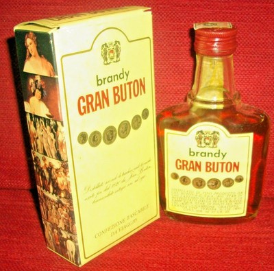 BOTTIGLIA BRANDY GRAN BUTON CC 95 DA VIAGGIO COLLEZIONISMO | eBay