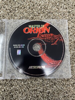Master of Orion (PC, 1993) DOS game 19703357144 | eBay