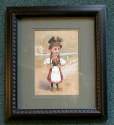 HENRY FARNY (1847-1916) OHIO ARTIST SIGNED RARE ORIGINAL ILLUSTRATION ...
