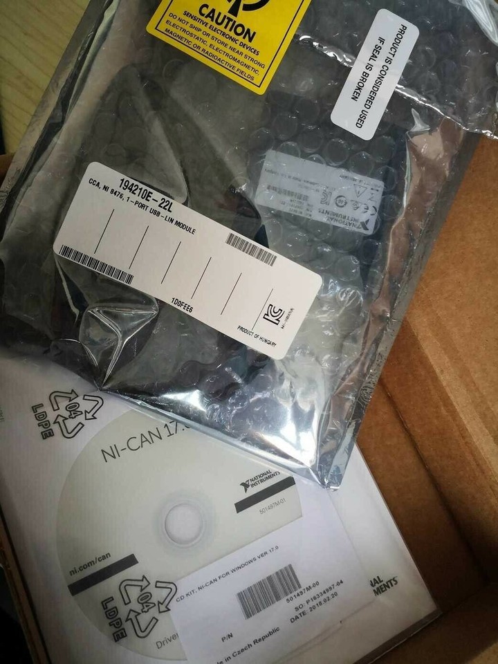 For National Instruments NI USB-8476 LIN Interface Device 194210E-22L ...