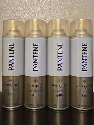 Lot of 4 - Pantene Pro-V Extra Strong Hold Texture Building Hairspray ...