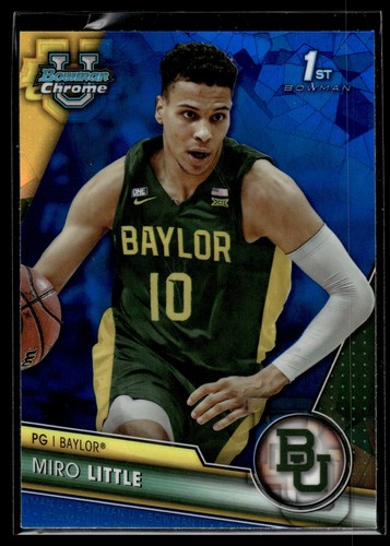 Miro Little 2023-24 Bowman University Chrome Sapphire Card #12 | eBay