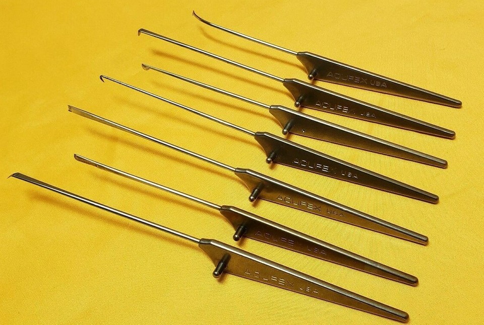 Acufex Arthroscopy & Sports Medicine Hook,Probe and Knives Set of 7 | eBay
