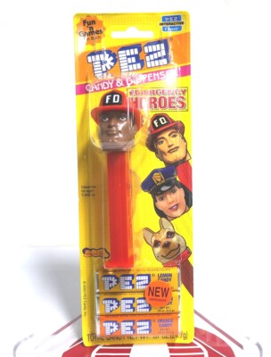 Emergency HEROES PEZ Dispenser Sealed MOC 2003 Fireman Retired | eBay