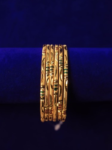 Ethnic Indian Fashion Bollywood Gold Plated Bracelet Jewelry Bridal Bangles Set | eBay