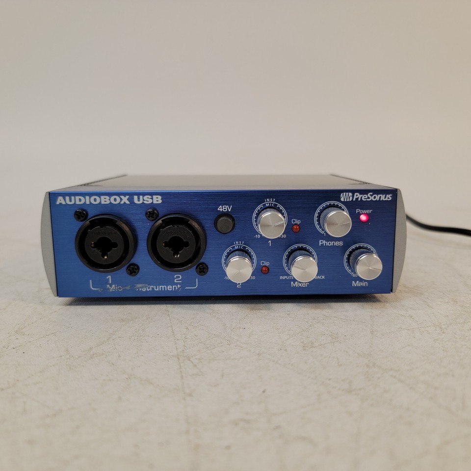 PreSonus AudioBox USB 2x2 Computer Recording Interface Blue | eBay